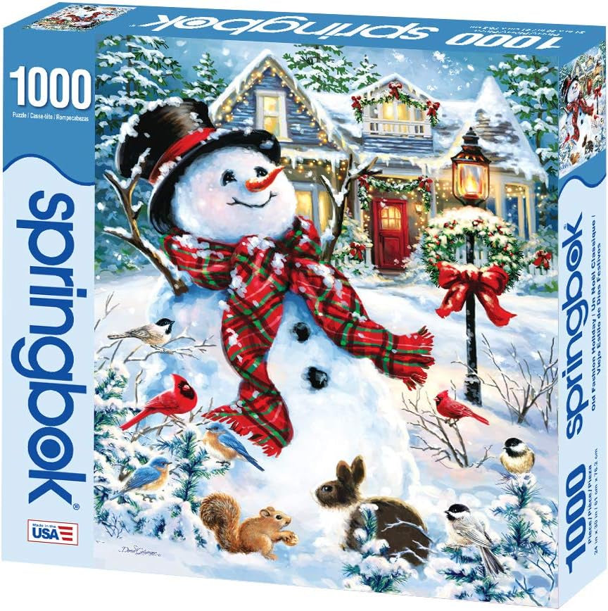 Springbok Old Fashioned Holiday 1000pc Jigsaw Puzzle – Funtime Toys and ...