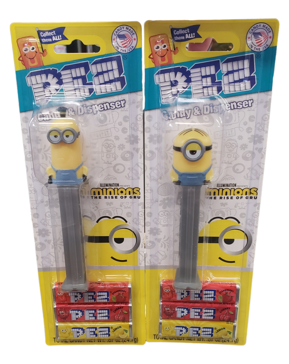 Despicable Me Minions Rise of Gru Pez Dispenser – Funtime Toys and Gifts